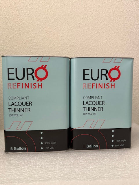 LOW VOC COMPLIANT LACQUER THINNER VIRGIN SOLVENTS 2 GALLON LOT ...